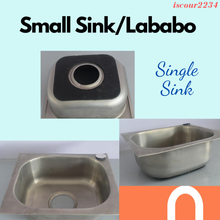 Single Bowl Sink/Lababo Stainless Steel 35cm Length | Lazada PH