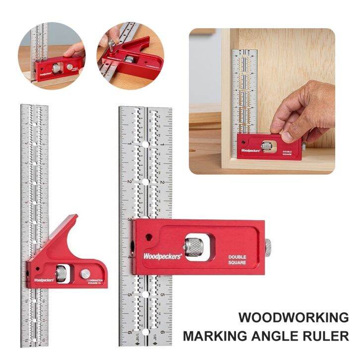 6 inch Woodworkers Edge Rule Protractor Woodworking Ruler Right ... 6 inch Woodworkers Edge Rule Protractor Woodworking Ruler Right ...