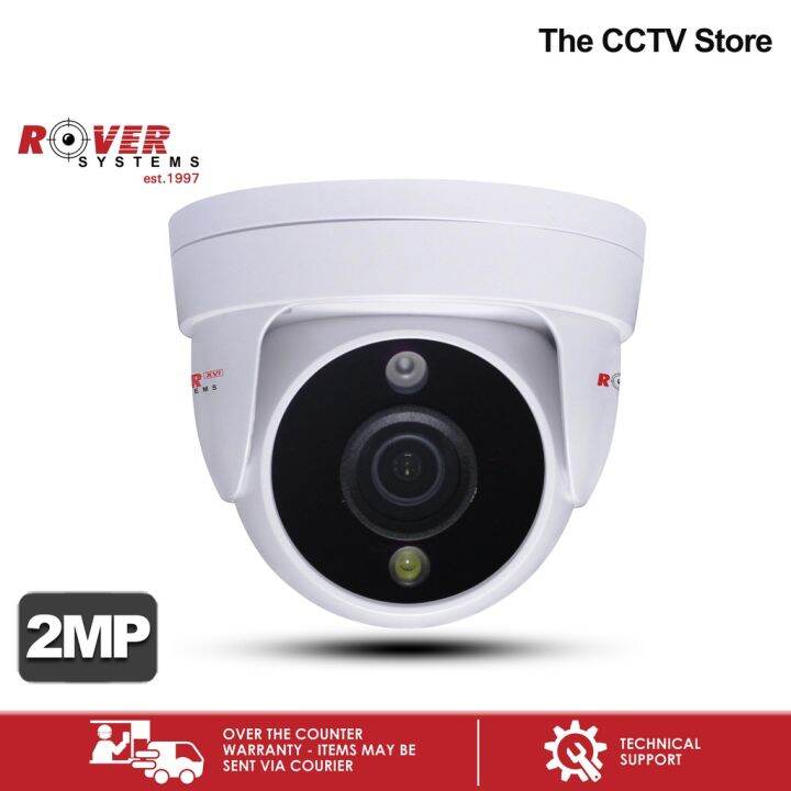 ♤Rover Systems 2MP 1080P XVI Dual Light Dome CCTV Camera Indoor ...
