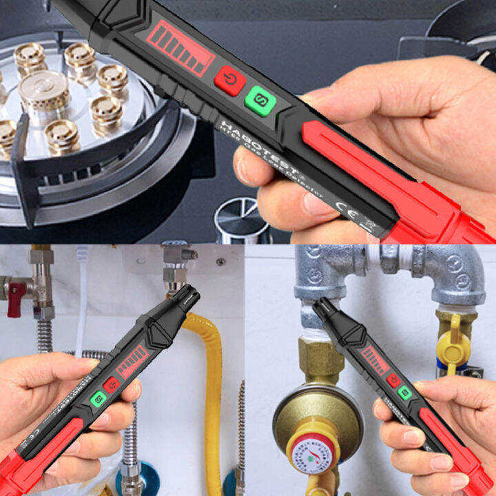 Gas Leak Detector, Natural Gas Detector With Audible & Visual Alarm ...