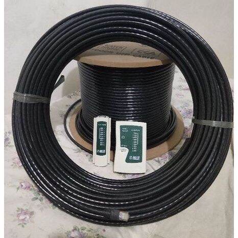 ♀⭐ CAT6 OUTDOOR UTP LAN ETHERNET INTERNET NETWORK CABLE W RJ45 RUBBER ...