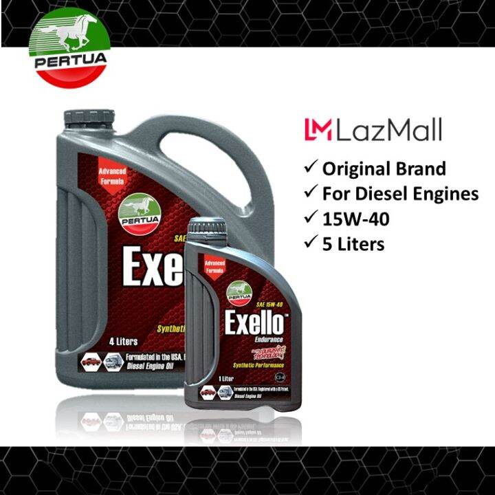 Pertua Exello Diesel Engine Oil 5 Liters | Lazada PH
