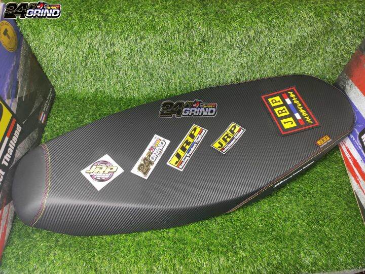 JRP FLAT SEAT YAMAHA NMAX 155 2020 V2 DRY CARBON WITH RUBBERIZE LOGO ...