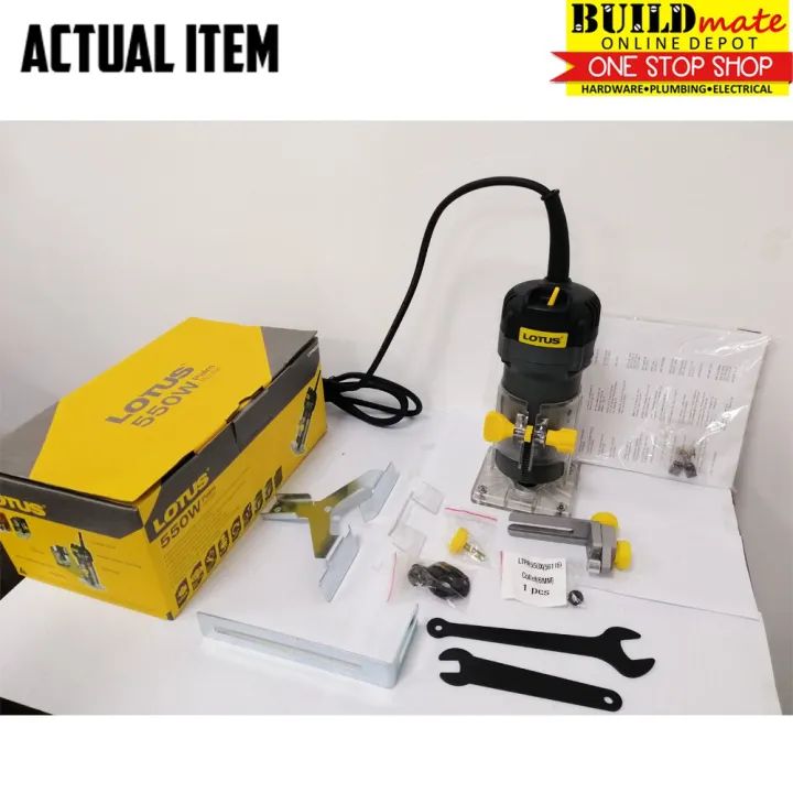 Lotus Palm Router/ Trimmer 550W LTPR550X WITH MAILTANK Router Bits ...