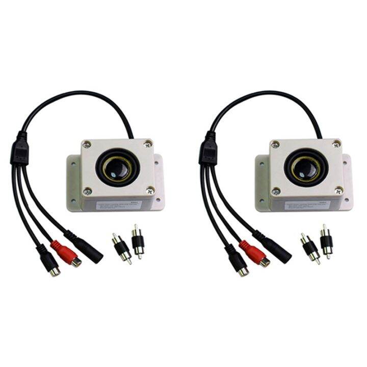 2X Microphone Speaker Device for Security Camera Waterproof for IP ...