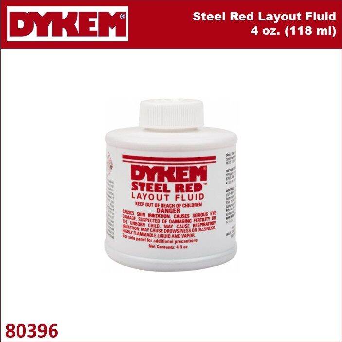 Dykem Steel Red Layout Fluid, 4 oz. (118ml) - 80396 | Lazada PH