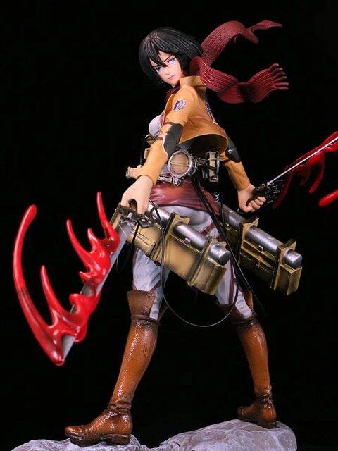 36cm Attack On Titan Mikasa Ackerman Anime Figure Rival Shingeki no ...