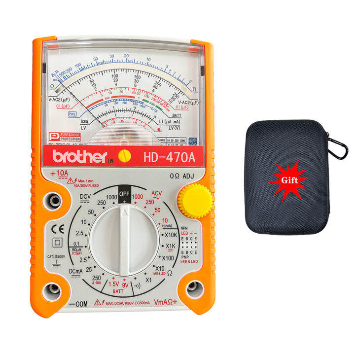 Brother HD-470A og Multimeter High Precision Mechanical Electrician ...