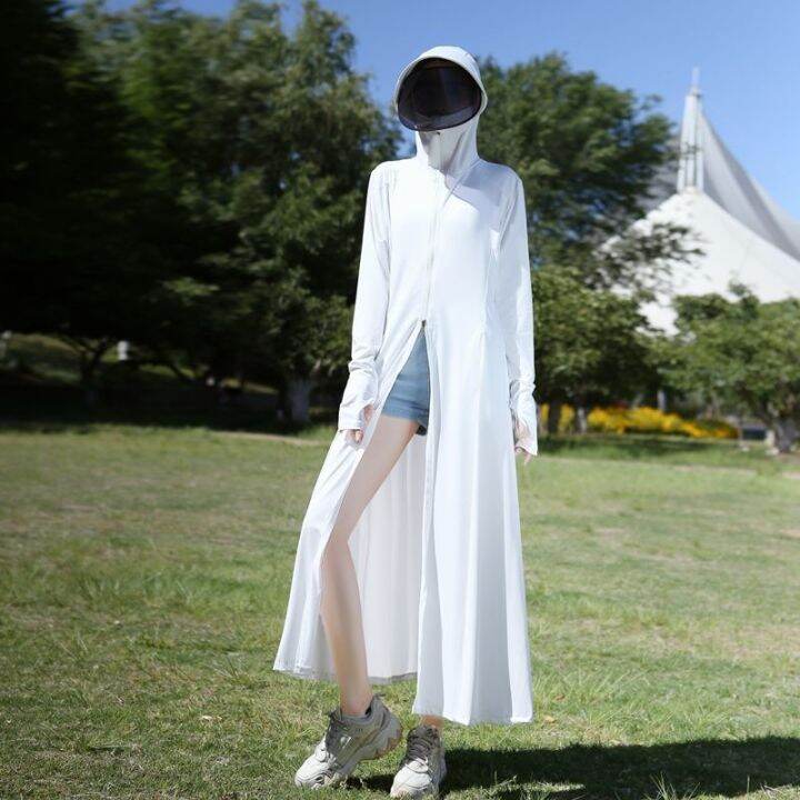 ☢ Prevent bask in clothes female summer 2023 new thin section long ...