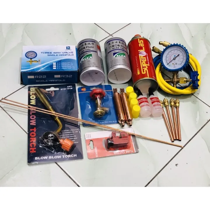 Paket Komplit isi Freon Kulkas Lengkap | Lazada Indonesia