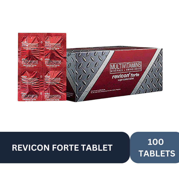 Revicon Forte Multivitamins + Amino Acids Tablet 100 peices | Lazada PH