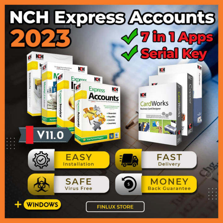 NCH Express Accounts Plus v11.0 License Key 7in1 Latest 2023 Lifetime ...