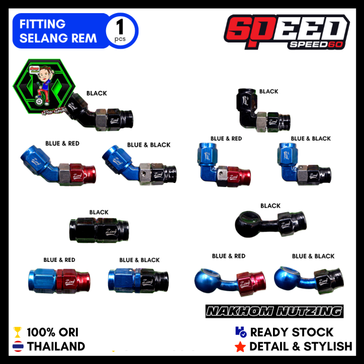 Fitting Sambungan Selang Rem Nakhom Nutzing Original Thailand Fitting ...