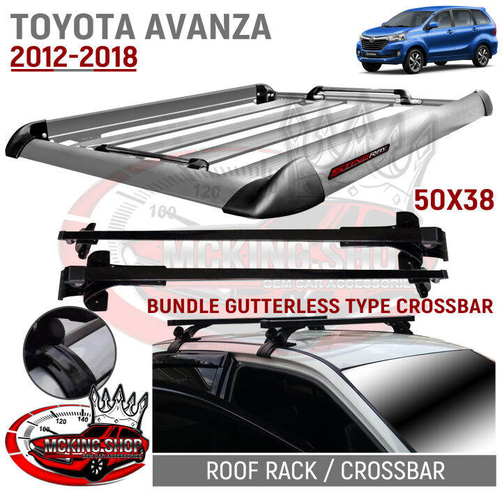 Toyota Avanza 2012-2018 STINGRAY Aluminum Roof Rack / Roofrack Top Load ...