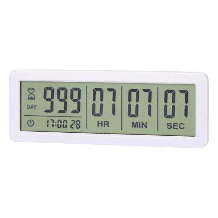 Big Digital Countdown Days Timer Clock - 999 Days Count Down Clock ...