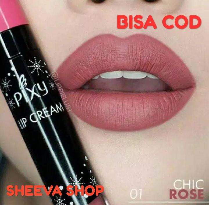 Pixy lip cream matte 01 chic rose | Lazada Indonesia
