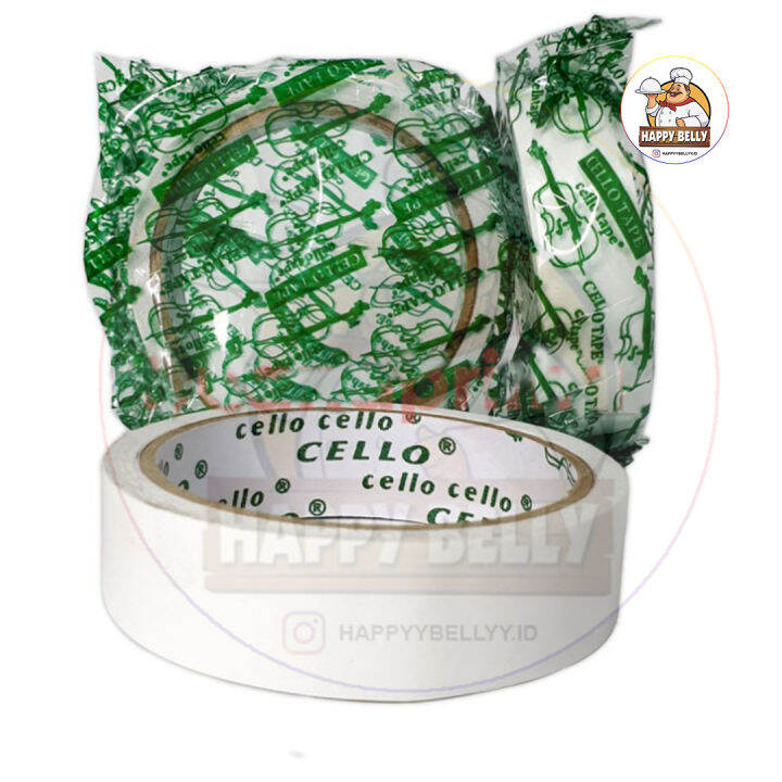 Lakban Kertas Cello 48 mm x 21 Meter Masking Tape 2 inch Isolasi PS ...