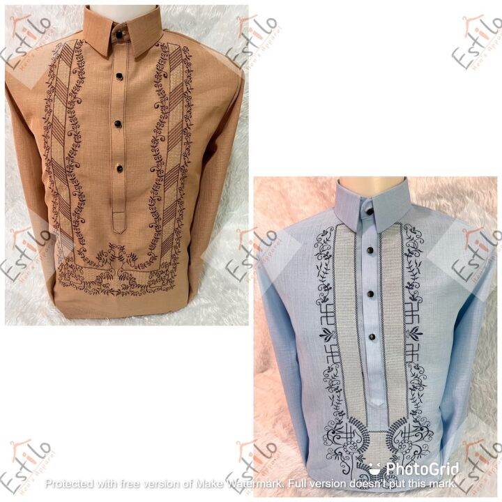 Japan Jusi Barong Long Sleeves Formal Wear | Lazada PH