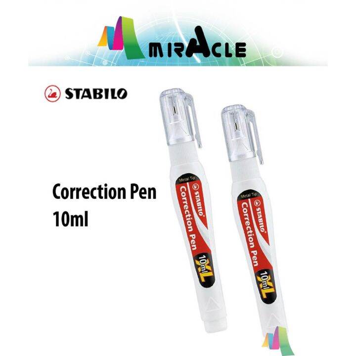 Stabilo Correction Pen 10ML (Liquid Paper) | Lazada