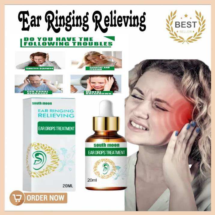Original South Moon Ear Ringing Treatment Oil Deafness Earache Relieve