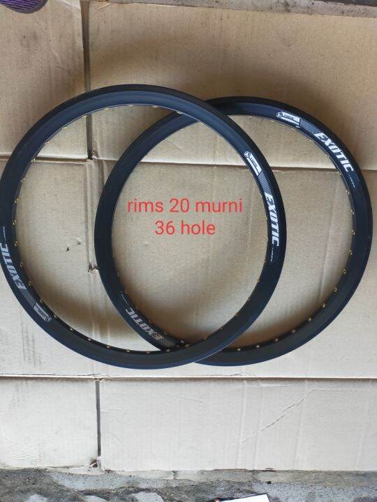 velg rims sepeda 20 murni double wall 36 hole alloy | Lazada Indonesia