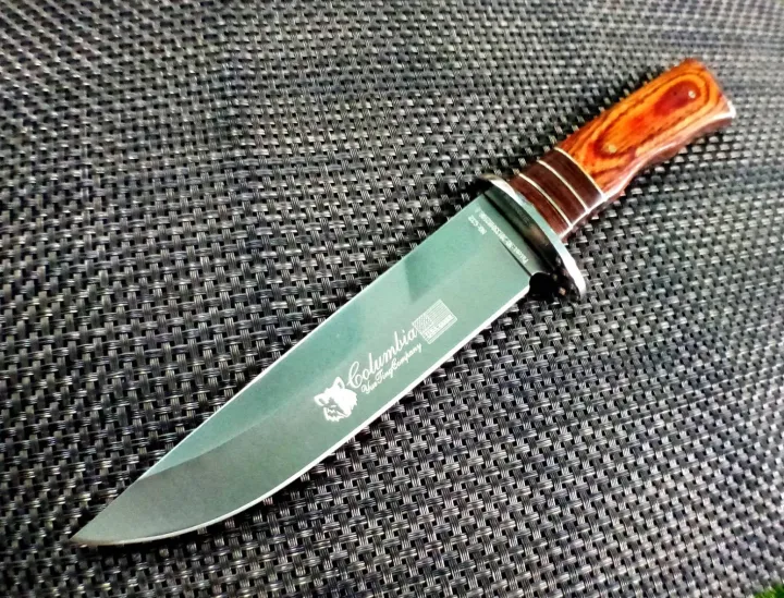 COLUMBIA No.G32 มีดโคลัมเบีย ใบเงาสวยงาม ด้ามจับไม้แท้สลับสี ยึดหมุด ...