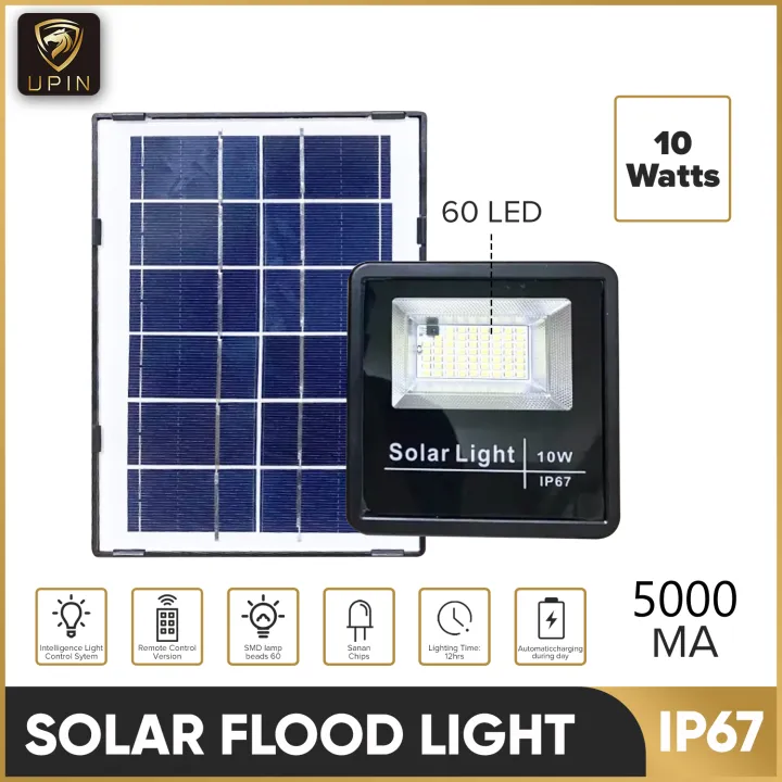 UPIN Solar Flood Light-10W-ABS | Lazada PH