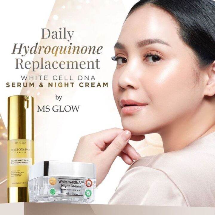 Ms Glow Serum White Cell DNA | Lazada Indonesia