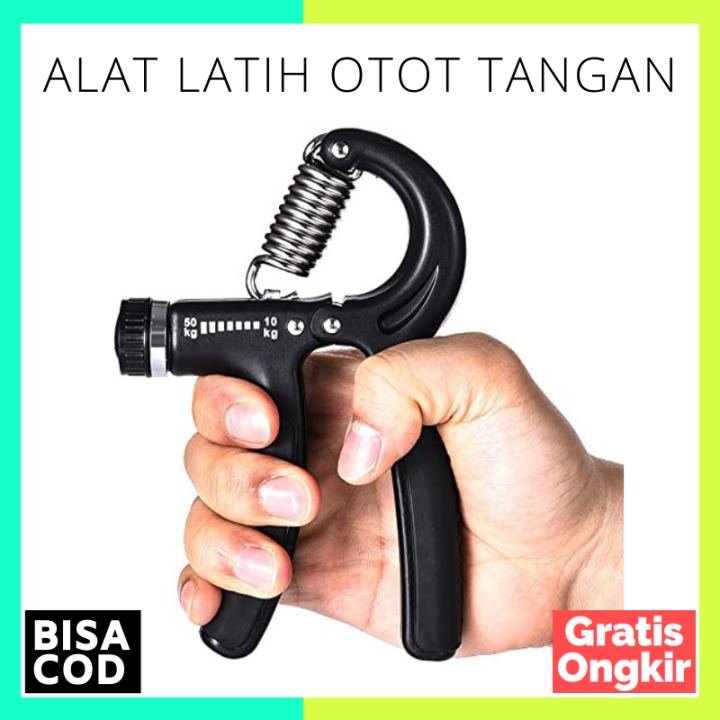ALAT LATIH OTOT TANGAN ( adjustable hand grip olahraga tangan ...