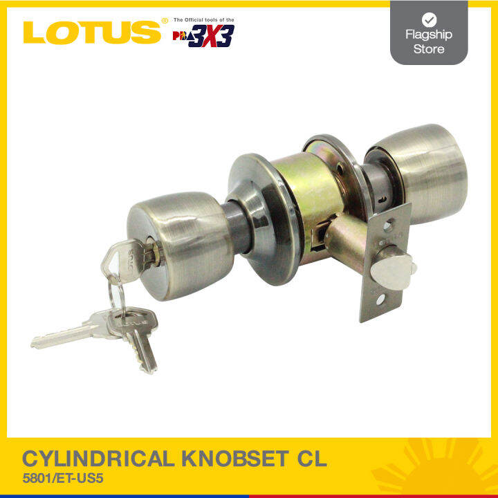 Lotus Cylindrical Knobset CL - Door Hardware & Locks | Lazada PH