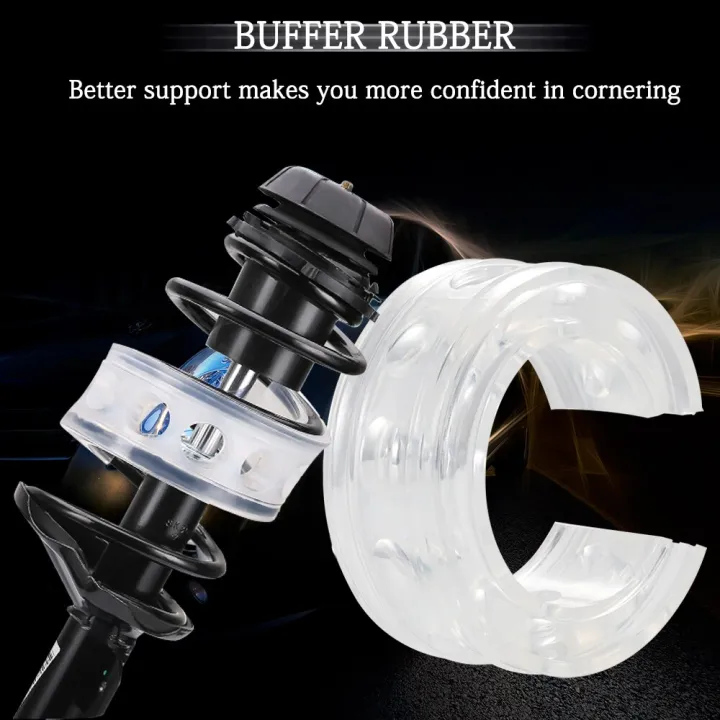 Car Shock Absorber Spring Bumper Coil Urethane Car Buffers Rubber ...