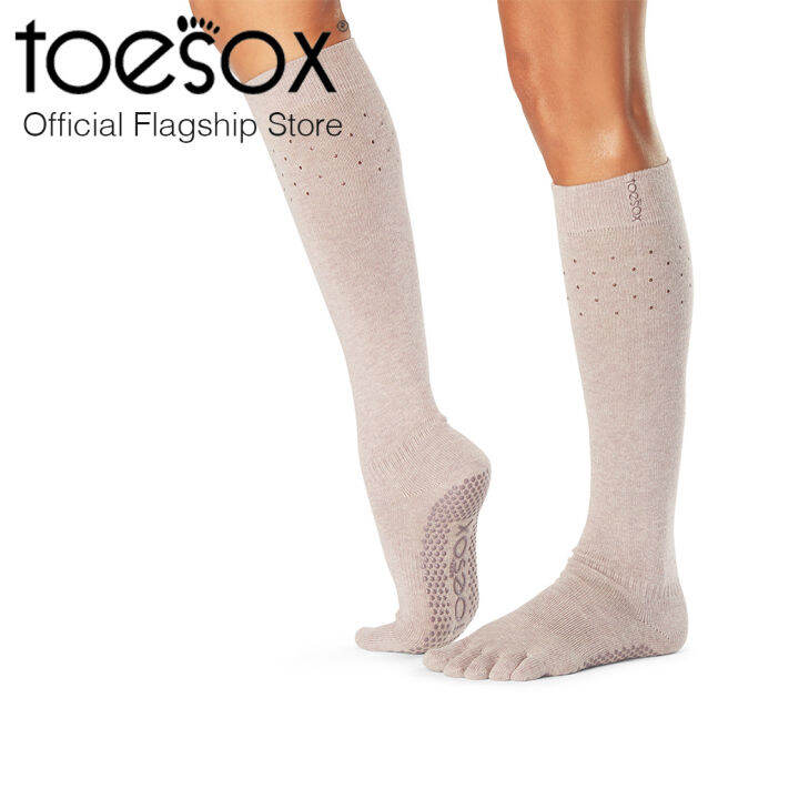 [New Fall2023] ToeSox Grip Full Toe Scrunch Knee High โทซอคส์ ถุงเท้า ...
