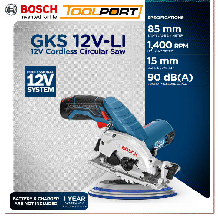 Bosch GKS 12V-Li Professional Cordless Circular Saw 12V ( Bare Tool ...