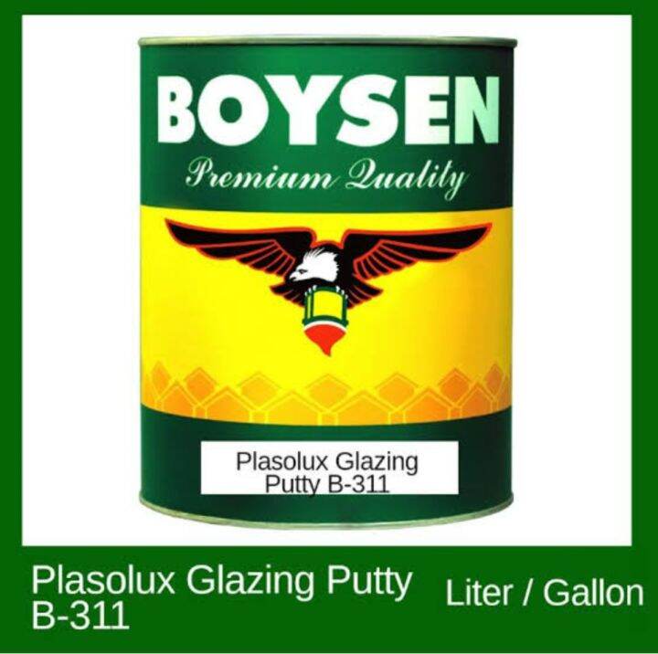 BOYSEN® Plasolux Glazing Putty B-311 1 Liter and 1Gal | Lazada PH