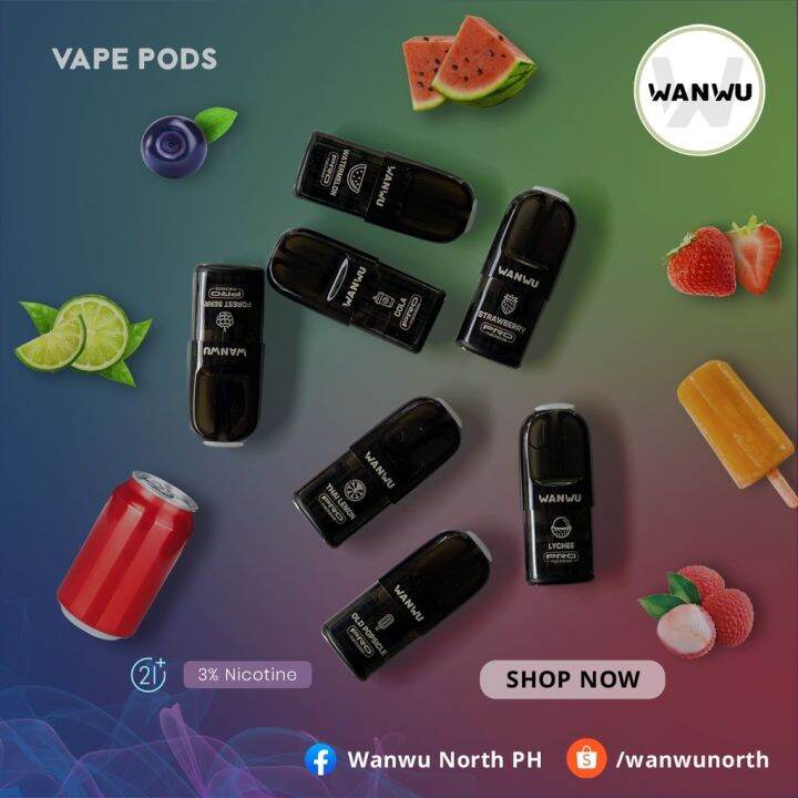 WANWU VAPE POD compatible with RELX and Device (1 pod) | Lazada PH