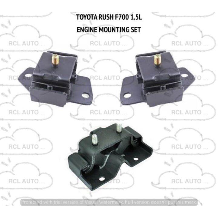ENGINE MOUNTING SET TOYOTA RUSH F700 1.5 | Lazada