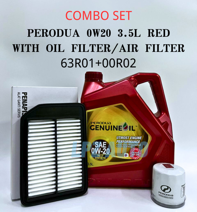 PERODUA FULLY 0W20 3.5L BEZZA AXIA MYVI ALZA ARUZ ATIVA 0W-20 ENGINE ...