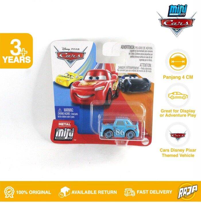 Cars Disney Pixar Mini Racers Mattel - Dinoco Chick Hicks | Lazada ...