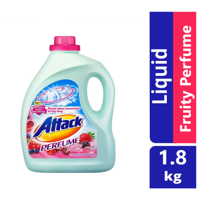 Attack Liquid Detergent Concentrated Colour 1.8kg - 2.0 Kg 3D Clean ...