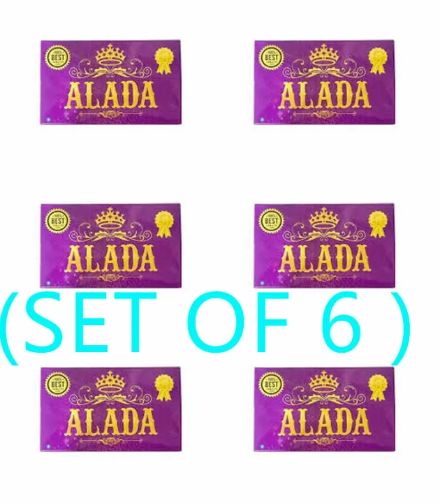 YJ (SET OF 6 ) WhiteningA.LADA 100% Natural Soap 160g | Lazada PH