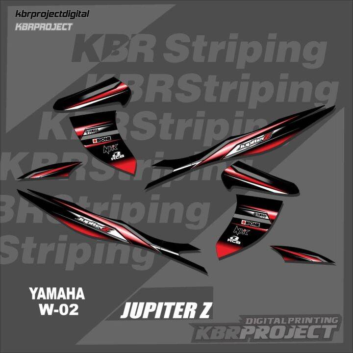 [COD] Stiker JUPITER Z striping JUPITER Z motor YAMAHA motor sticker ...