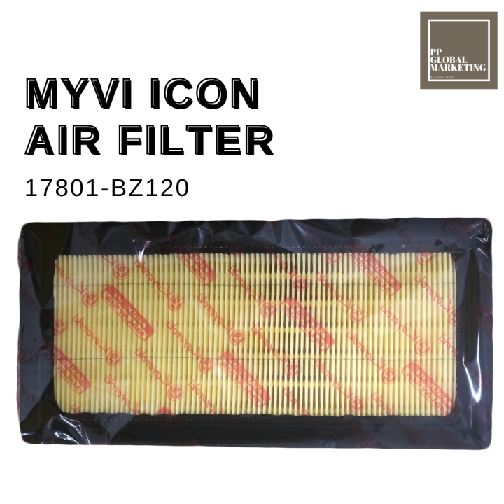 MYVI ICON 1.3 1.5 17801-BZ120 AIR FILTER | Lazada