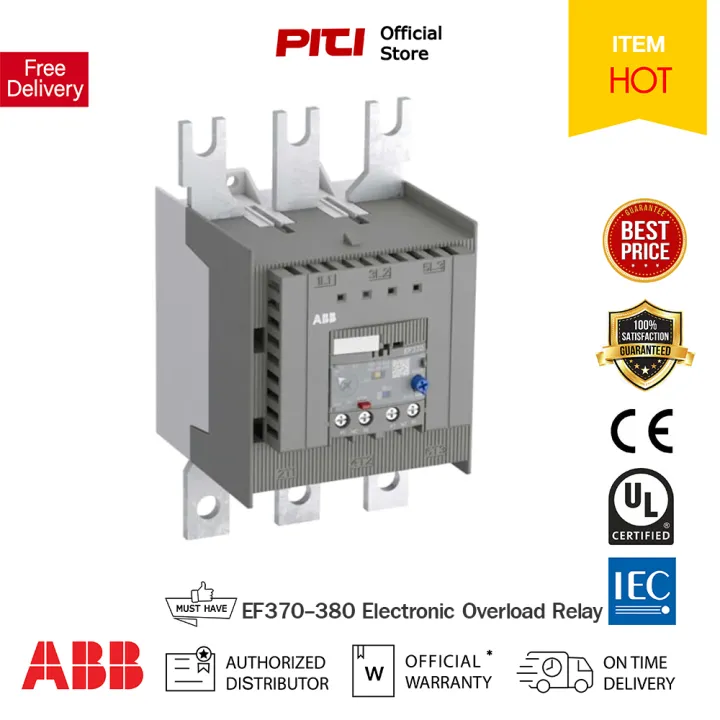 ABB EF370-380 Electronic Overload Relays 1NC+1NO (EF) | Lazada.co.th