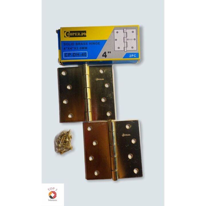 Cooper Solid Brass Hinges 4” / 3” | Lazada PH