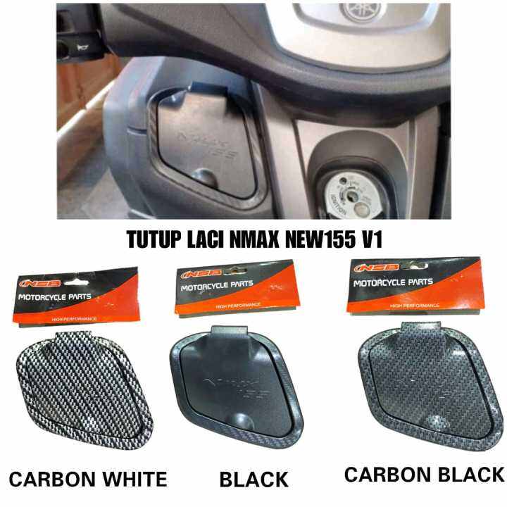 tutup laci nmax VI cover laci nmax new bagasi saku yamaha nmax carbon ...