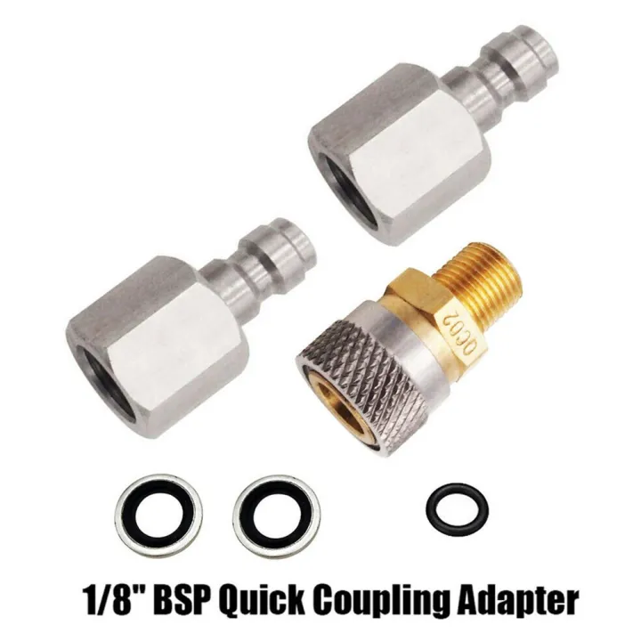 Toolstar PCP Air Filling Quick Connect Adaptor 1/8 BSP With Plugs ...