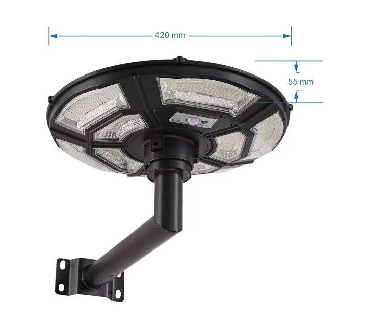 ของแท้ โปรแรง** UFO10000w ใหญ่สุด 55cmSolar Cell โคมไฟถนนโซล่าเซลล์ UFO Square Light ไฟถนนโซล่า ...