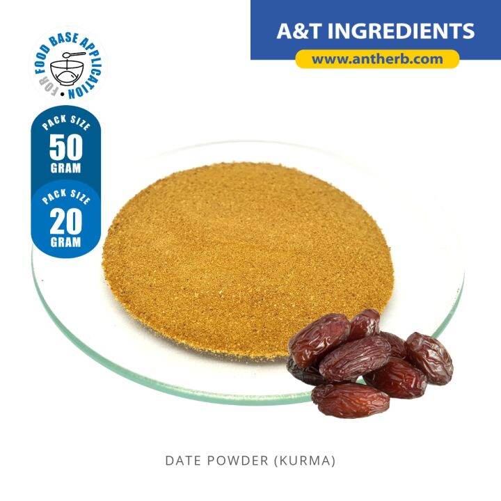 [20g/50g] Dates Powder / Date Fruit Powder / Serbuk Kurma - HALAL ...