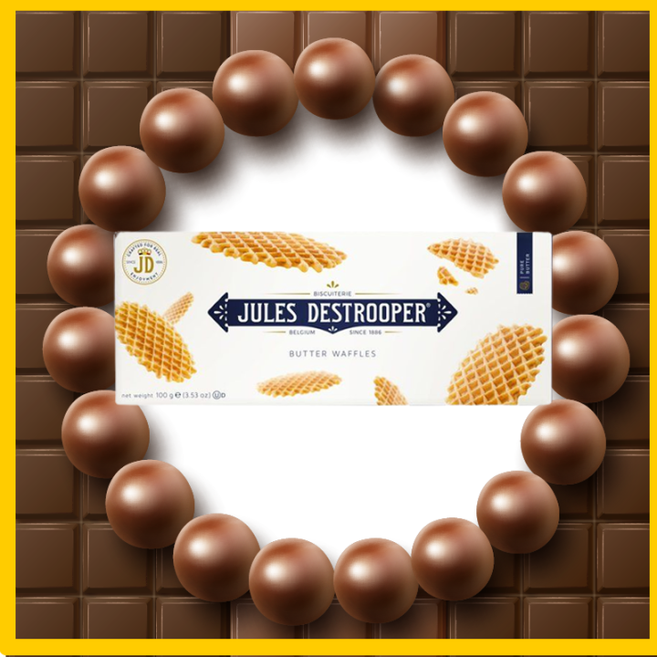 Jules Destrooper Butter waffles Biscuit 100g | Lazada