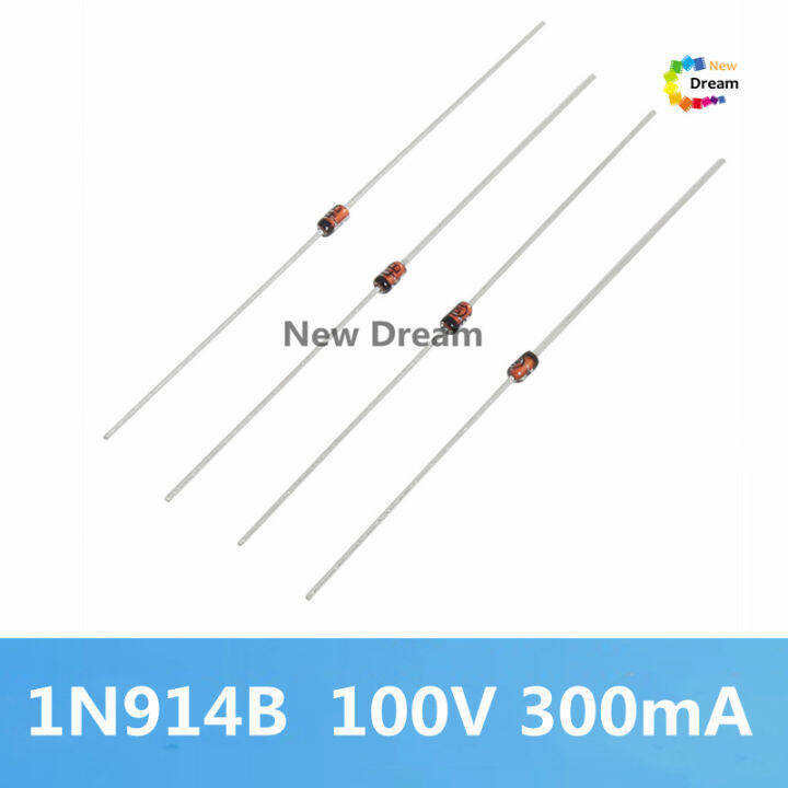 50pcs ON 1N914B Switching Diode 1N914 IN914 DO-35 IN914B High Frequency ...
